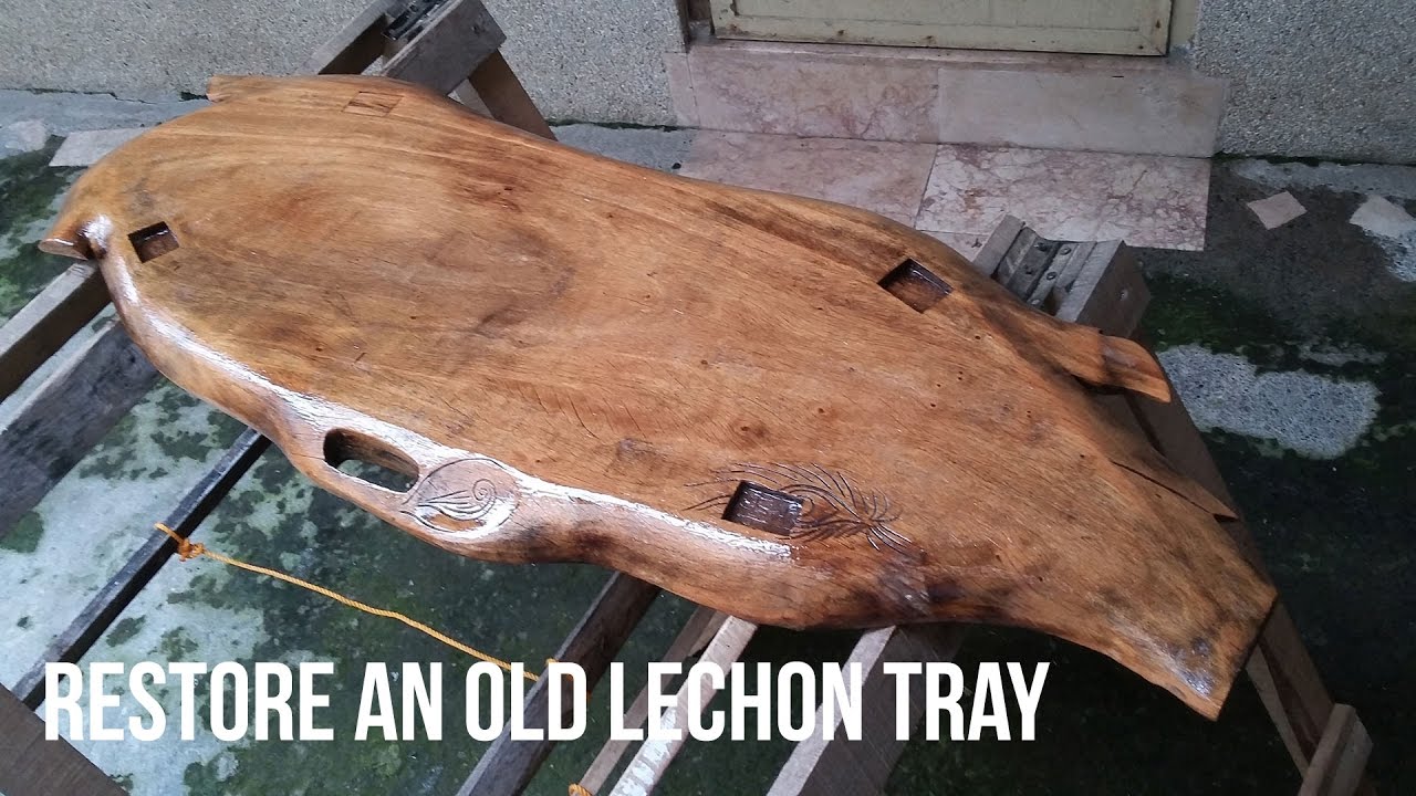 How to Restore an Old Lechon Tray - YouTube