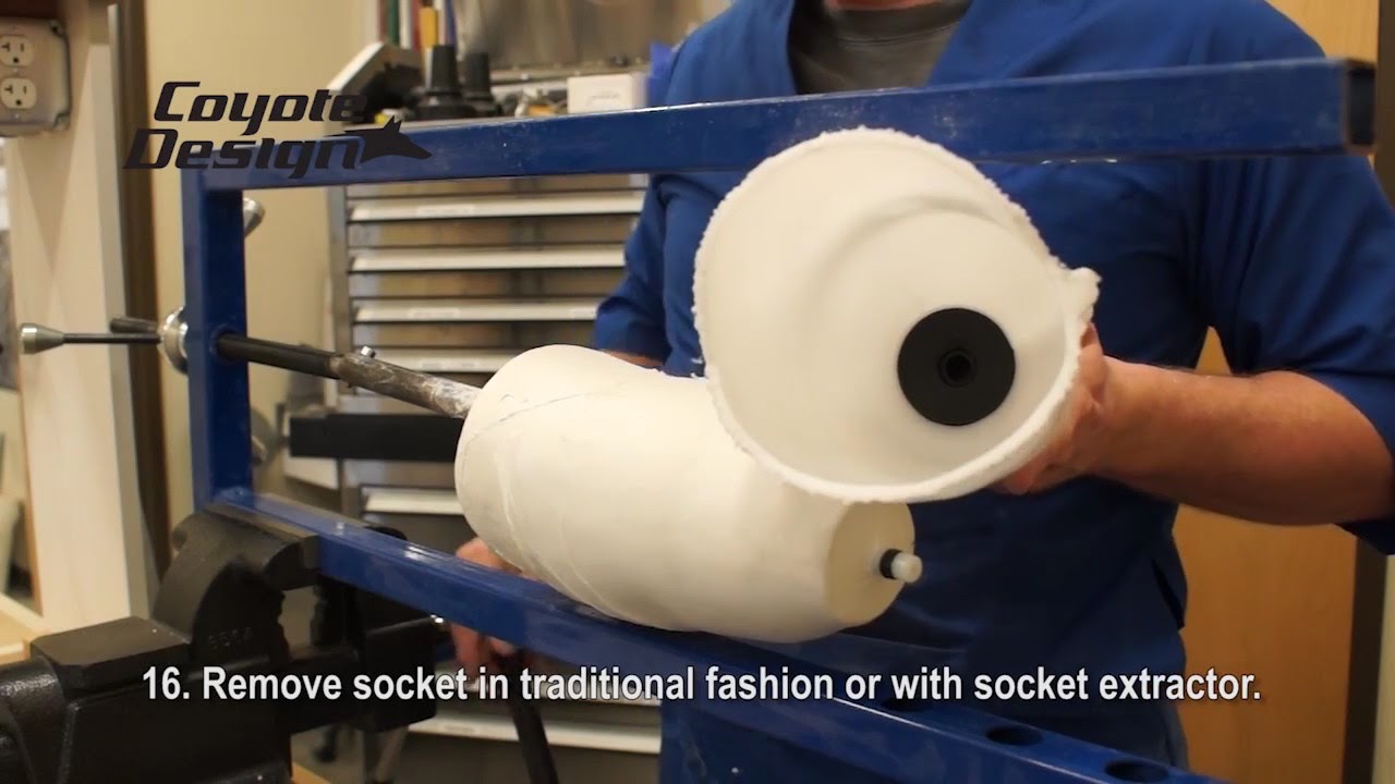 How to Remove Prosthetic Cast from Socket - YouTube