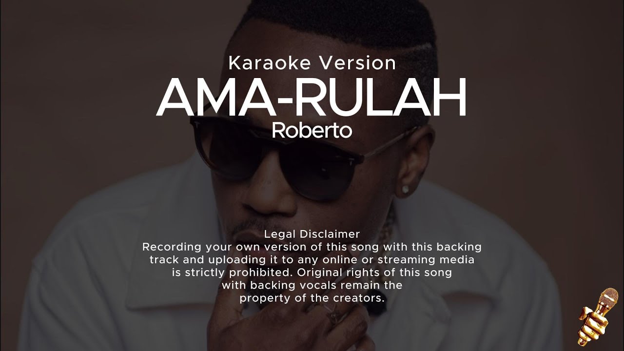 Roberto - Ama - Rulah (Karaoke Version) - YouTube
