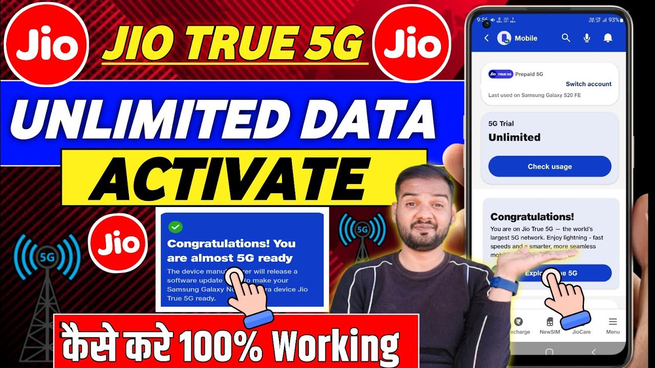 Jio 5G Activate kaise kare | How To Activate Jio 5G Unlimited Data 2025 ...