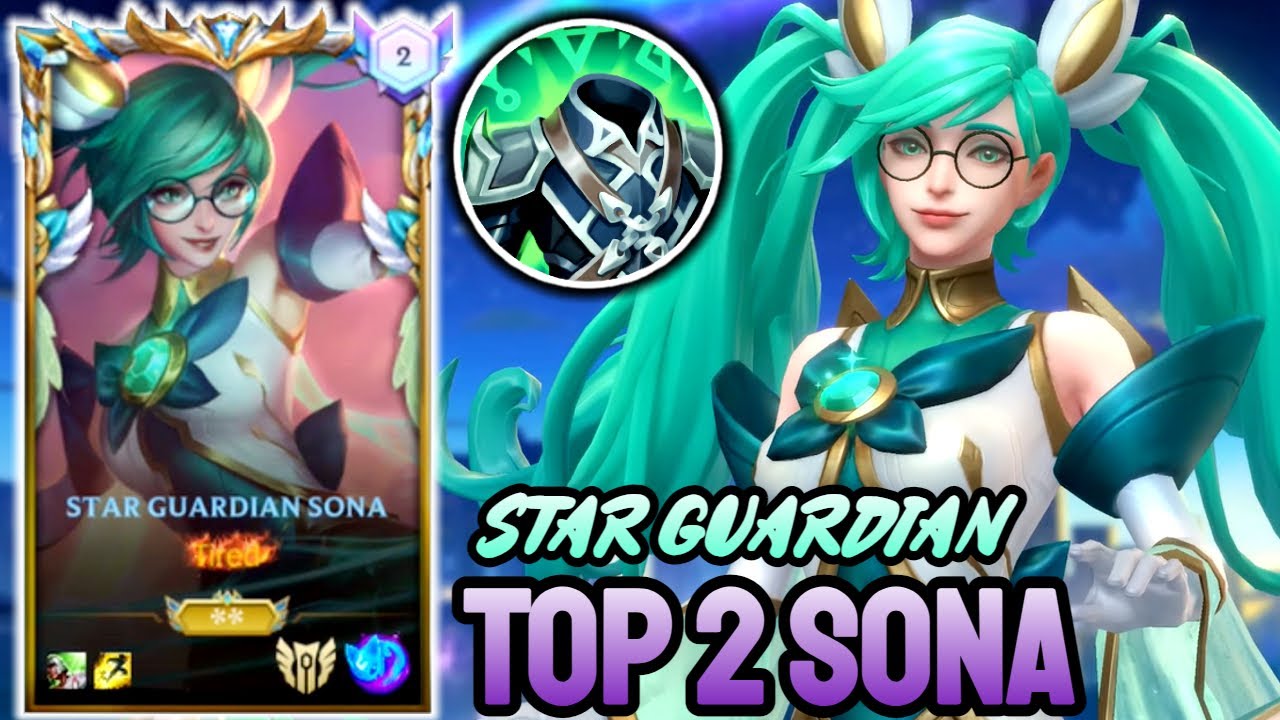 WILD RIFT STAR GUARDIAN SONA - TOP 2 SONA GAMEPLAY - SOVEREIGN RANKED ...
