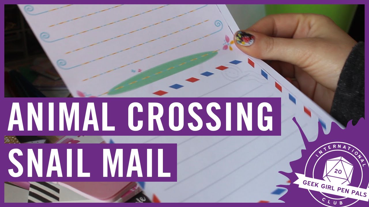 Animal Crossing Snail Mail - YouTube