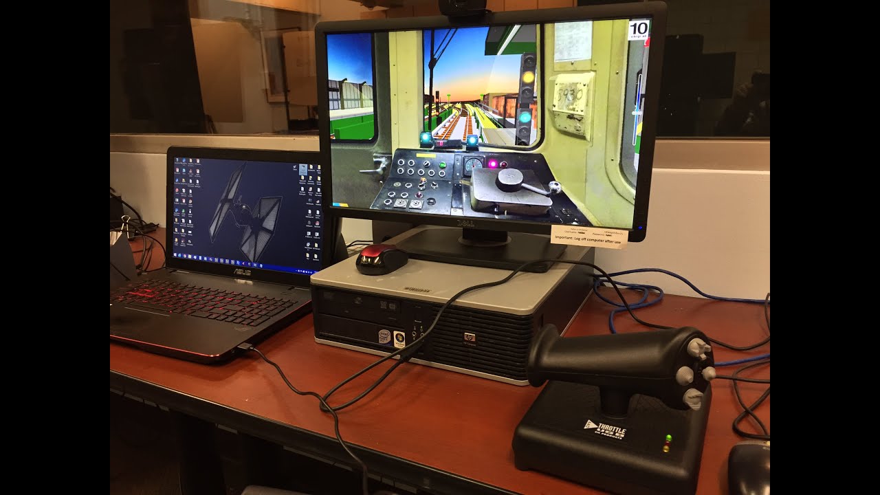 OpenBVE HD 60fps: Testing New Pro Throttle Joystick Controller @ New ...