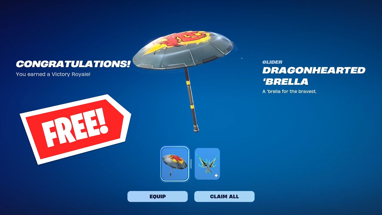 How to Unlock *FREE* DRAGONHEARTED 'BRELLA in Fortnite (Full Guide ...