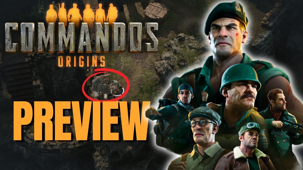 PREVIEW: Die erste Mission von Commandos: Origins - YouTube