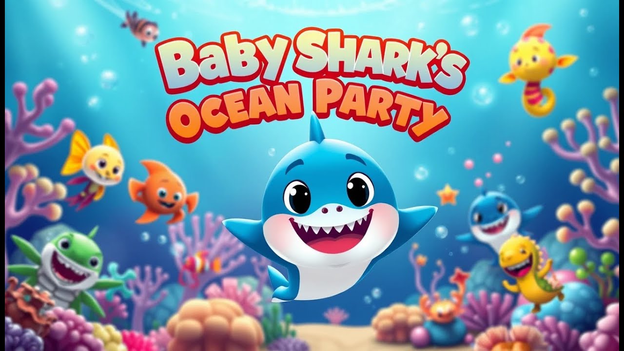 Baby Shark’s Ocean Party | Fun Underwater Song & Story for Kids - YouTube