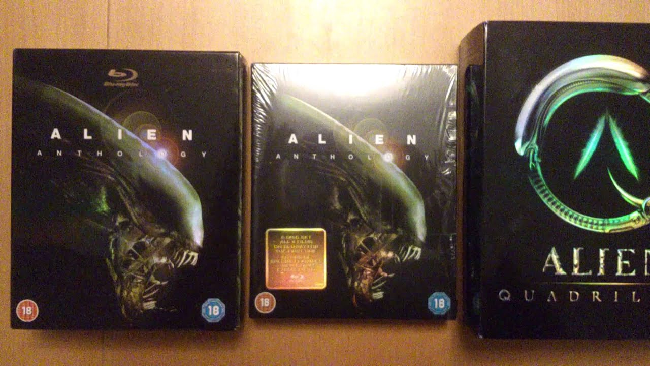 ALIEN blu-ray and dvd boxset's what i have in the collection - YouTube