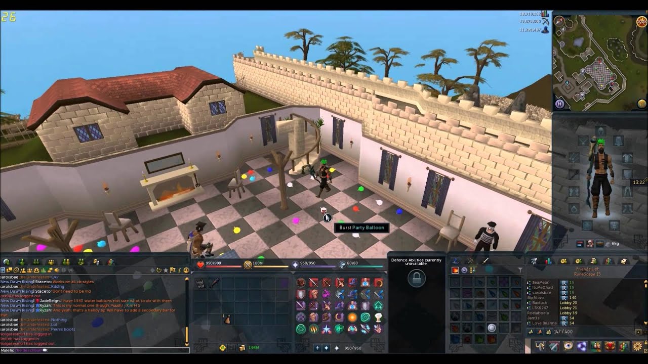 Runescape 3 - Drop party for Friends - YouTube