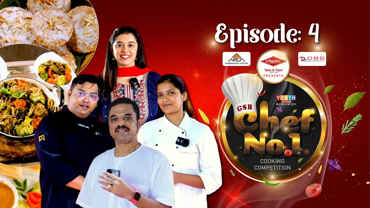Episode 4 - Aruna Masala GSB Chef No 1 |The first ever Cooking ...