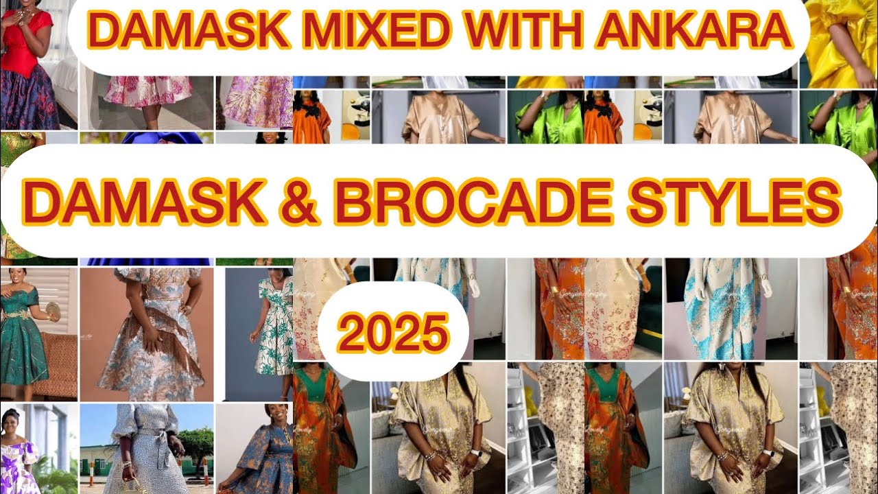 Damask,Brocade & Ankara Styles For All Events || Wedding & Traditional ...