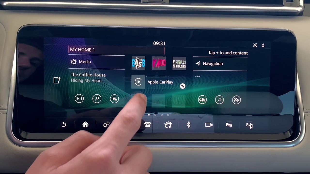 How to Customize the Home Screen in a Jaguar or Land Rover - YouTube
