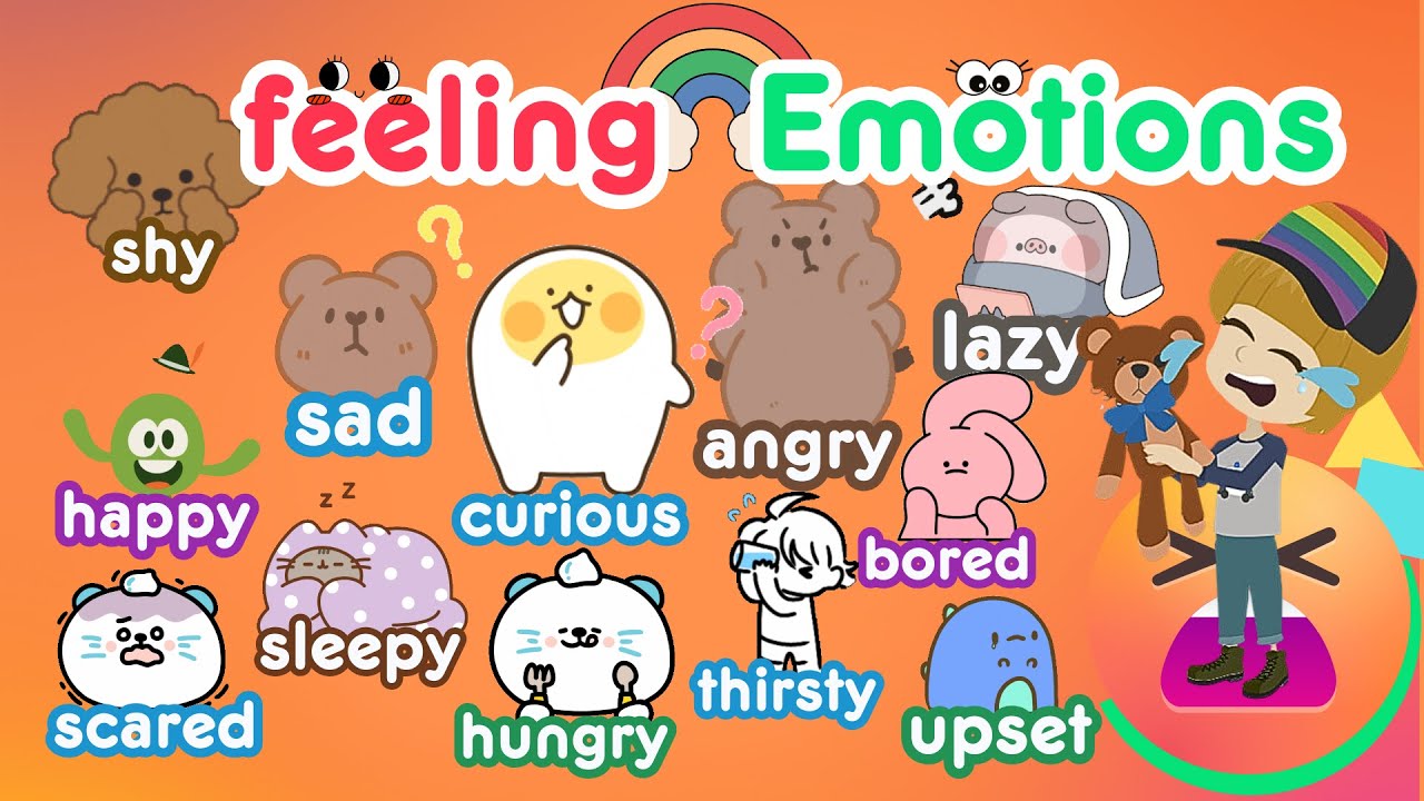 Feelings and Emotions vocabulary | Kids vocabulary | Learn english for ...
