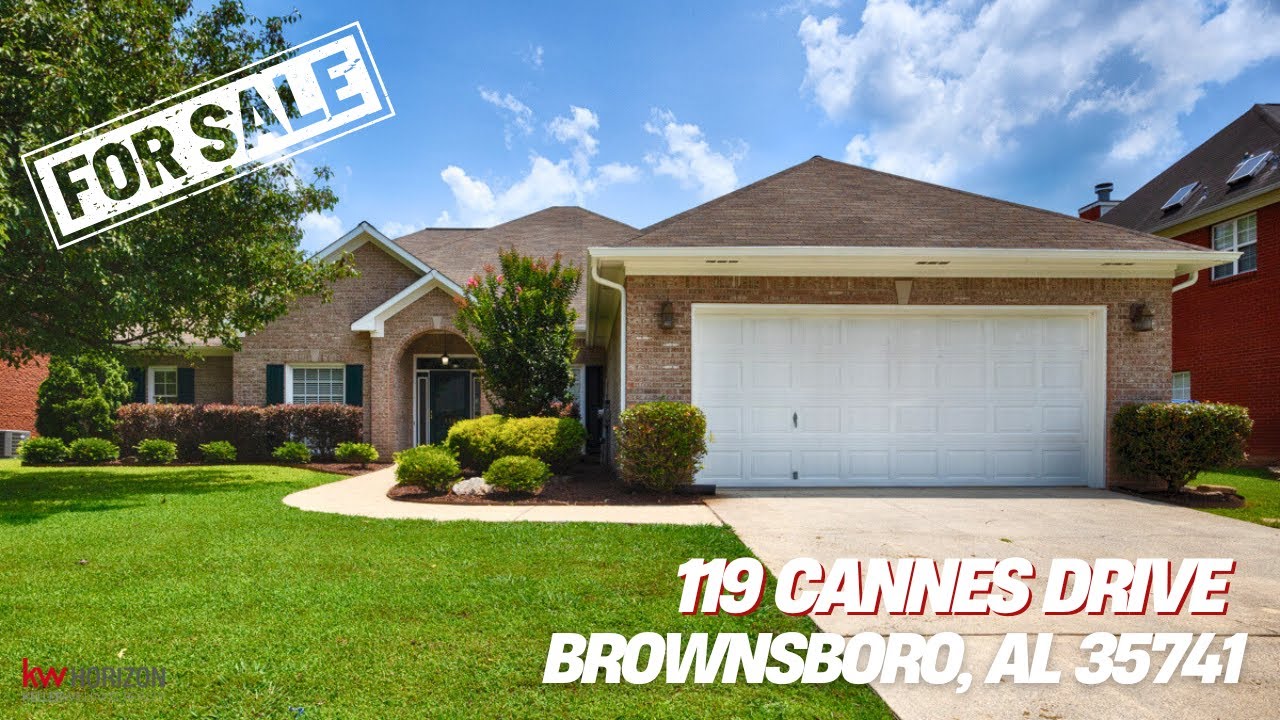 FOR SALE - 119 CANNES DRIVE | BROWNSBORO, AL - YouTube