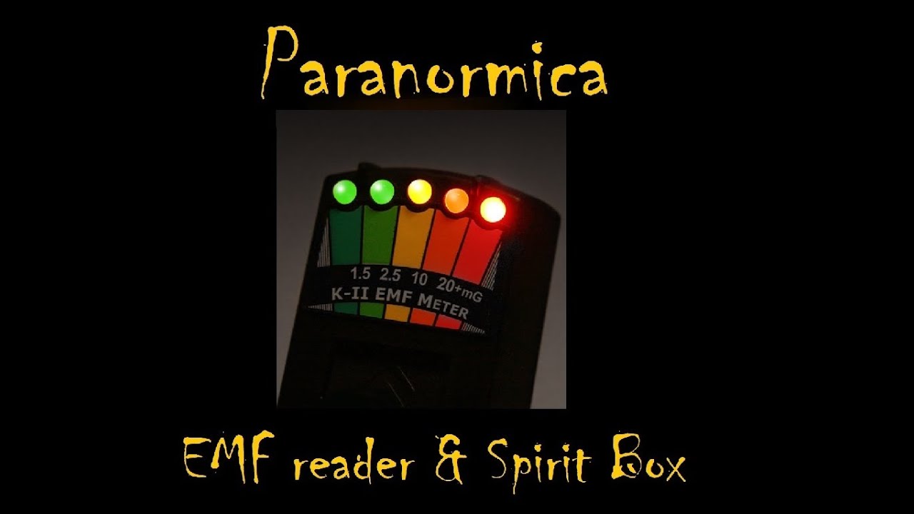 Paranormica - Tutorial: How the EMF reader and Spirit Box work - YouTube