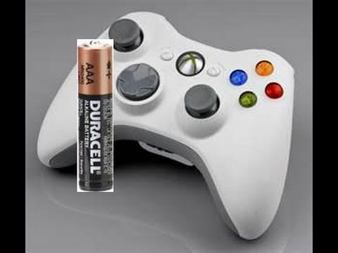 how to make your xbox 360 controller take AAA batteries (tutorial ...