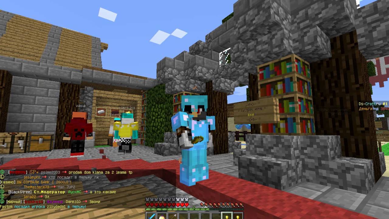 Обзор сервера Destroy-Craft. - YouTube