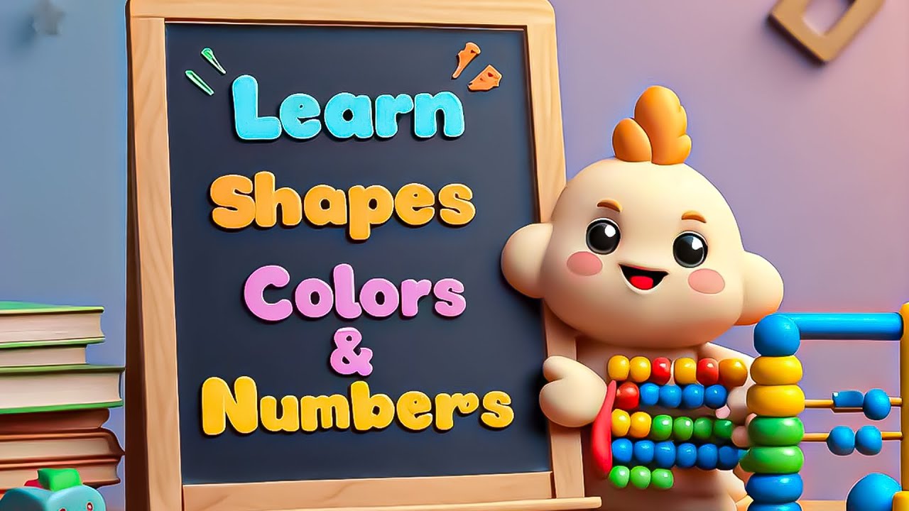 Learn Shapes, Colors & Numbers | Learning for Kids | ABC Alphabet ...