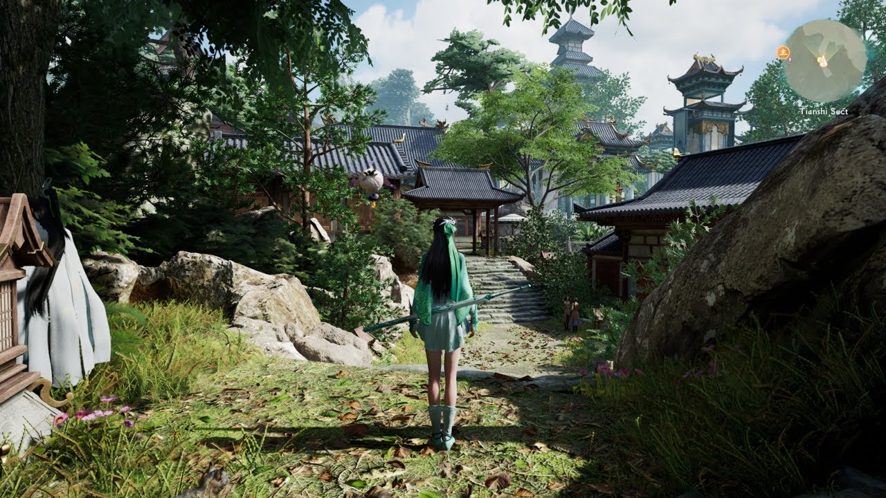 Sword and Fairy 7 - exploring the beauty of Tianshi sect - YouTube