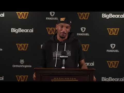 QB Jayden Daniels Speaks To The Media After Practice | Washington Commanders