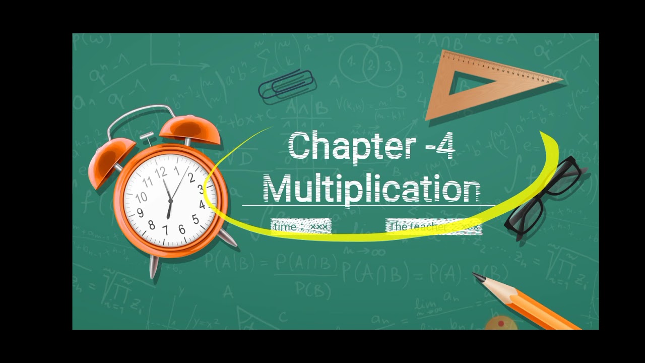 Ch -4( 3rd Maths ) Important Points of Multiplication - YouTube