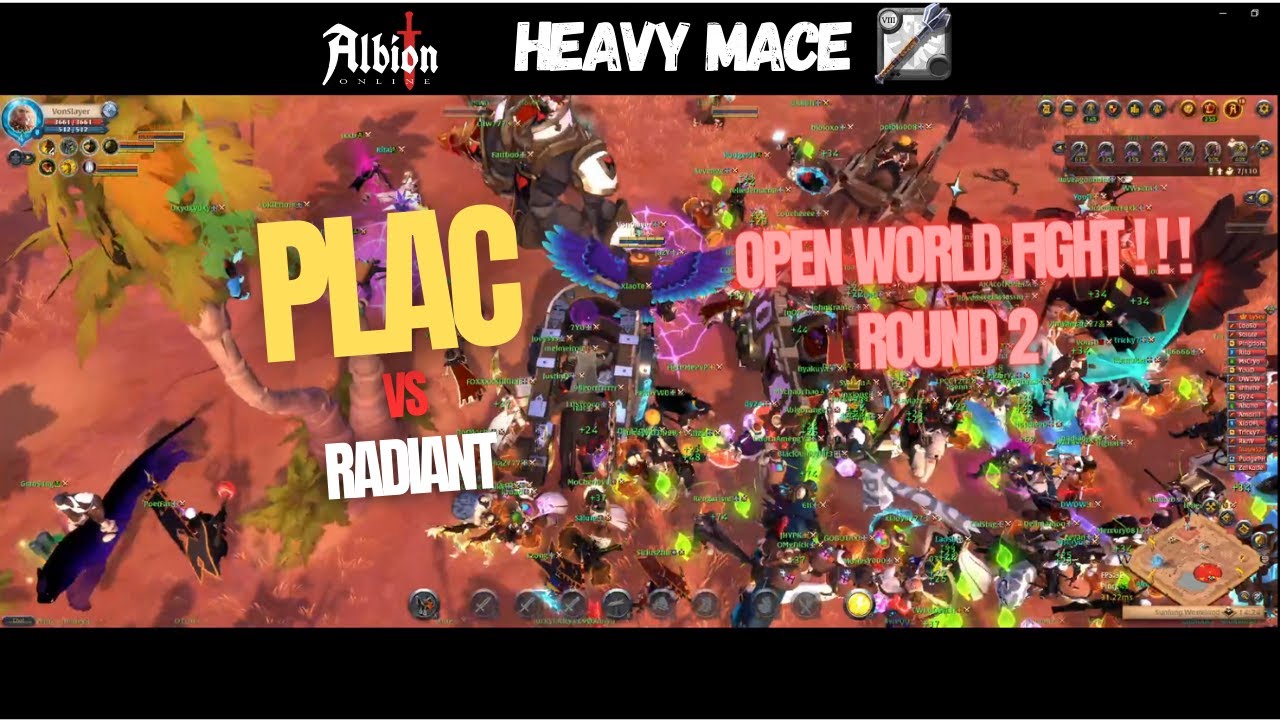 Albion ZvZ #4 ROUND2 | PLAC vs RADIANT | HEAVY MACE POV | 1/13/2024 | # ...