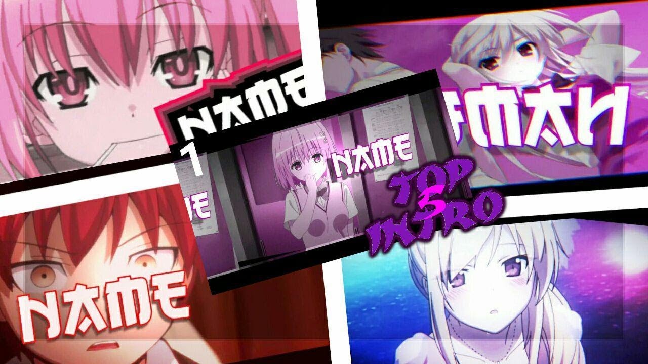 TOP 5 EPIC ANIME INTRO TEMPLATE! - YouTube