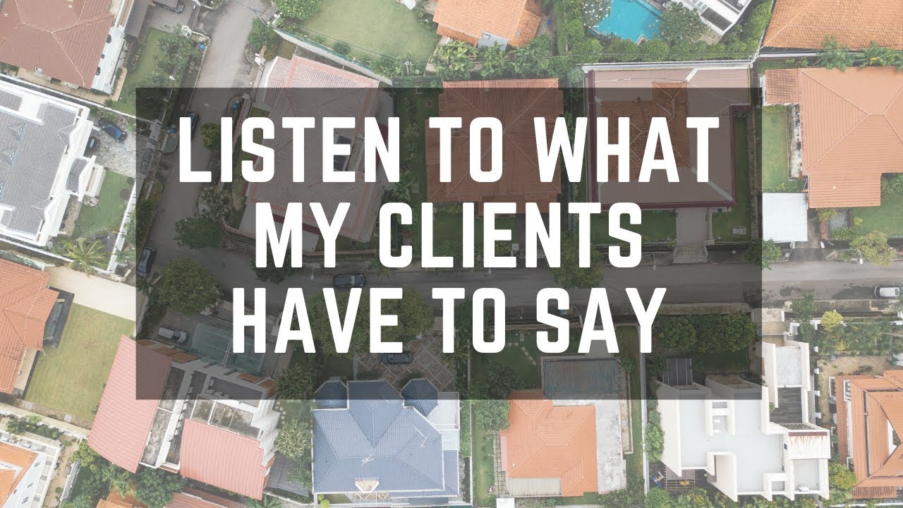 Listen to what my clients have to say - YouTube