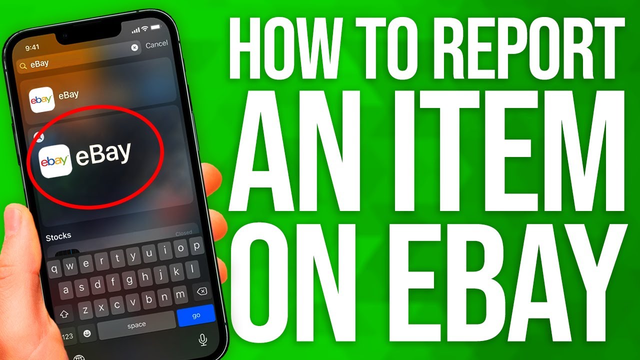 How To Report An Item On eBay: Quick & Easy Guide - YouTube