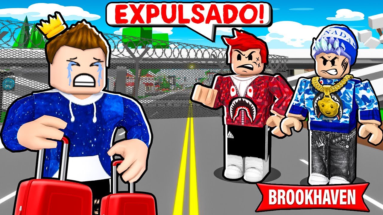 LOS PILCHEROS ME EXPULSAN DE BROOKHAVEN PARA SIEMPRE! - ROBLOX - YouTube