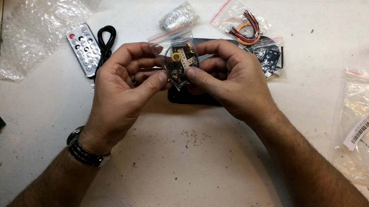 DIY Spherical Rotating LED Kit POV from Banggood.com Part 1 - YouTube