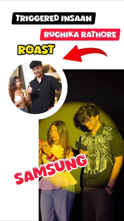 Triggered insaan Ruchika Rathore Funny Roast Samsung 😂 ️ #triggeredinsaan #ruchikarathore # ...