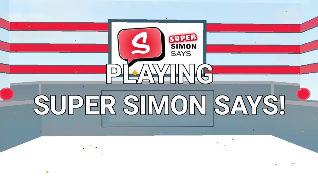 Playing Super Simon Says! - YouTube