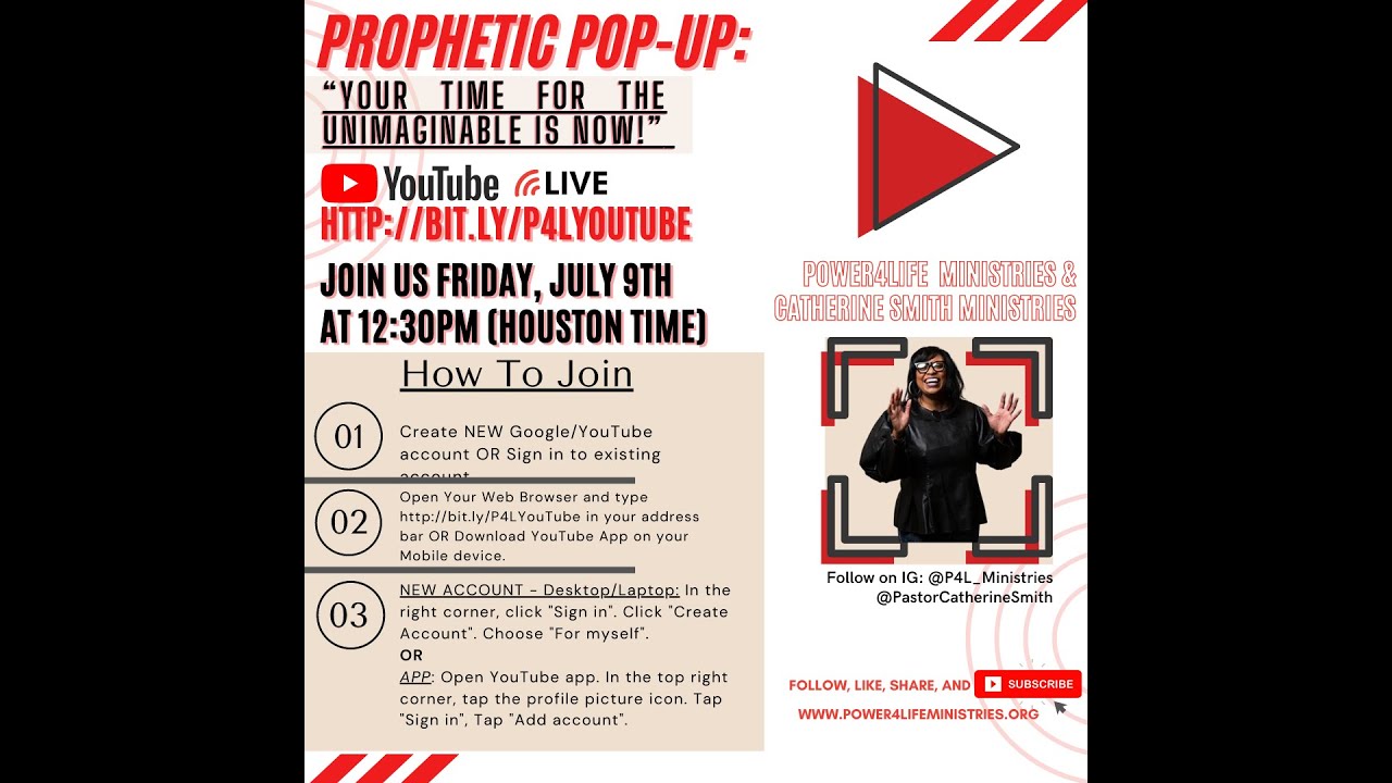CATHERINE SMITH MINISTRIES - Prophetic Pop-Up Fridays! | IG ...