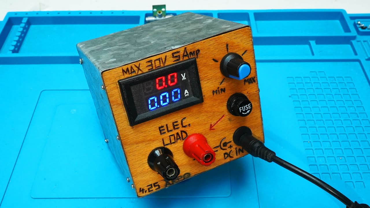I Built a 150W Electronic Load 30V 5A - YouTube