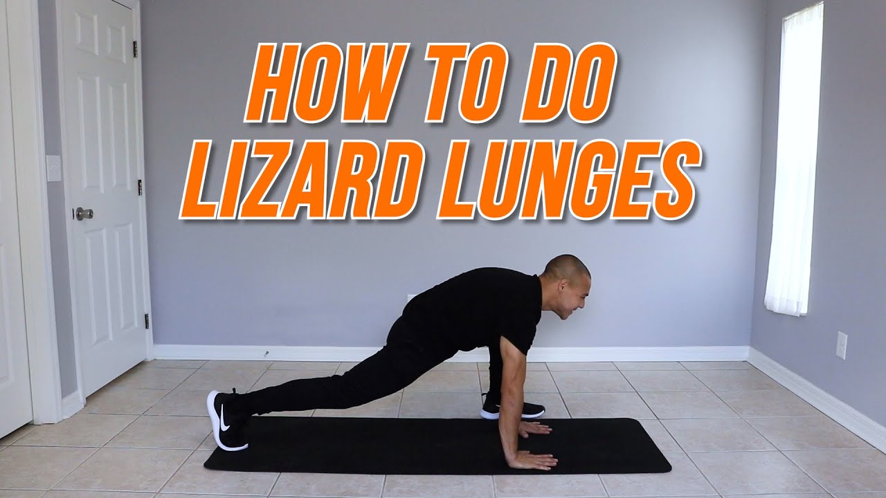 HOW TO FOR BEGINNERS / HOW TO LIZARD LUNGE / HOW TO DO LIZARD LUNGES ...