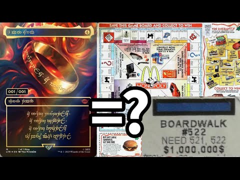 Monopoly MTG - 1/1 Ring = Boardwalk - Magic: the Gathering - YouTube