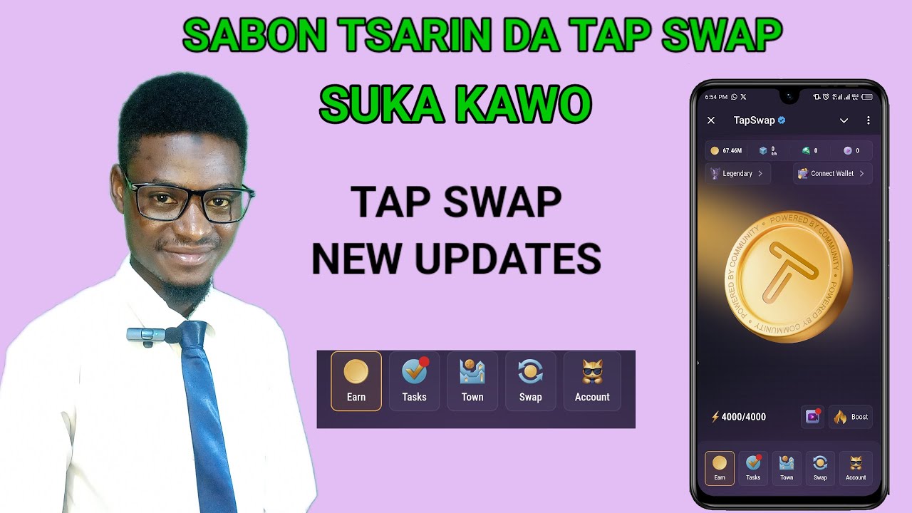 Tapswap Sun Kawo Sabon Tsari Tapswap new Updates - YouTube