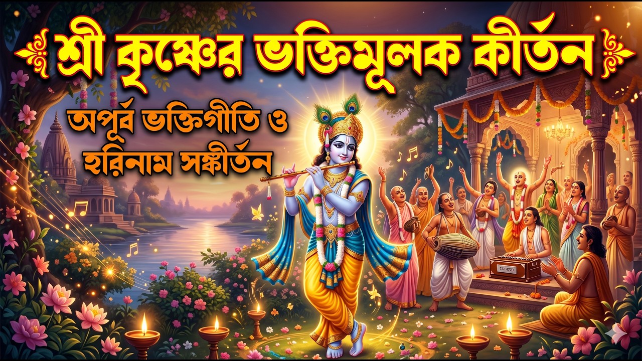 Hare Krishna Devotional Songs | Sri Krishner Astottoro Satanam | শ্রী ...