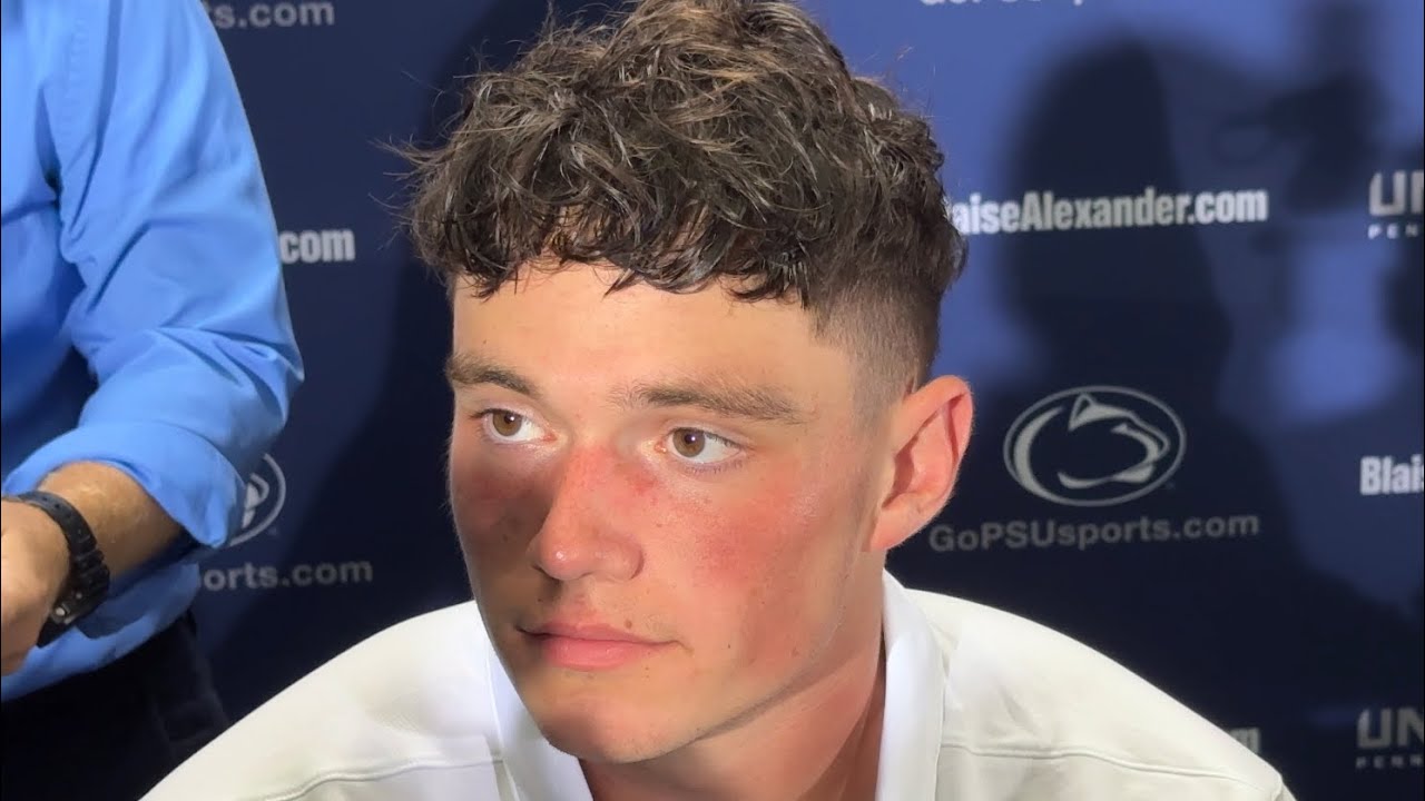 Penn State QB Drew Allar talks about the offense and more! - YouTube