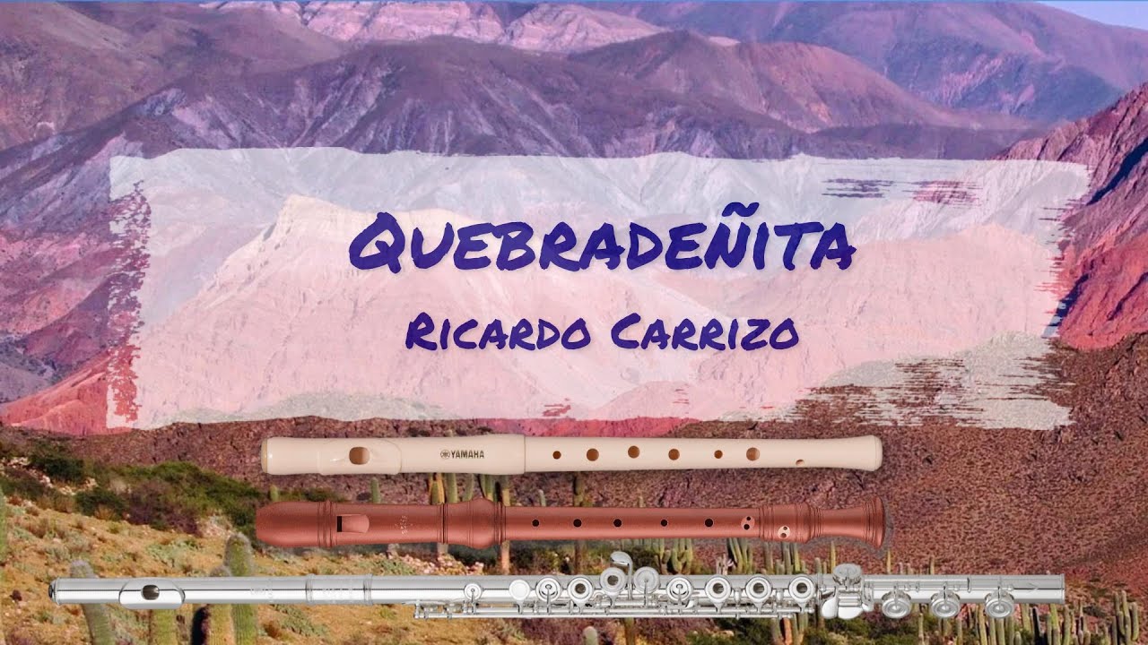 QUEBRADEÑITA.Carnavalito.Flauta.Backing track.Folclore Argentino - YouTube