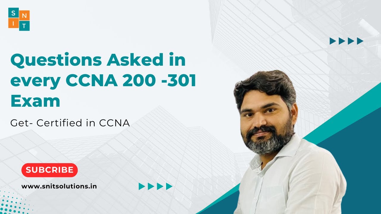 CCNA Exam 200-301 Questions Asked In Every CCNA Exam 200-301 | Session ...