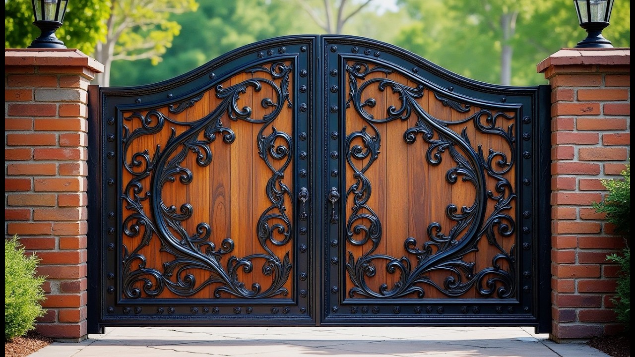 100 Most Stunning Gate Designs in Metal and Wood | Custom Solutions for ...