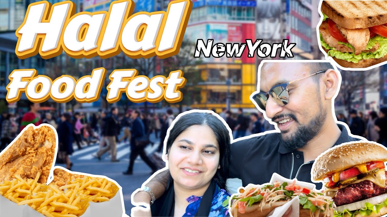 Halal Food Fest in NewYork City , USA | Delicious foods from all over ...