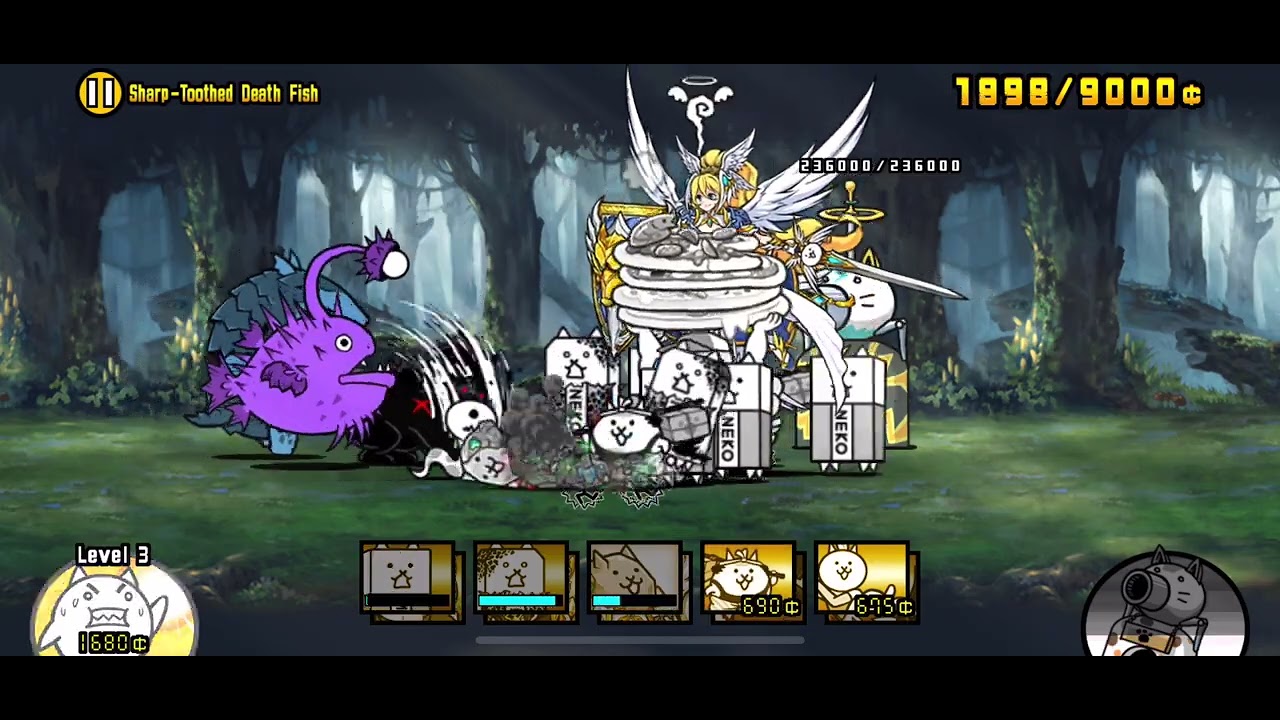 The Battle Cats - Sharp-Toothed Dead Fish - YouTube
