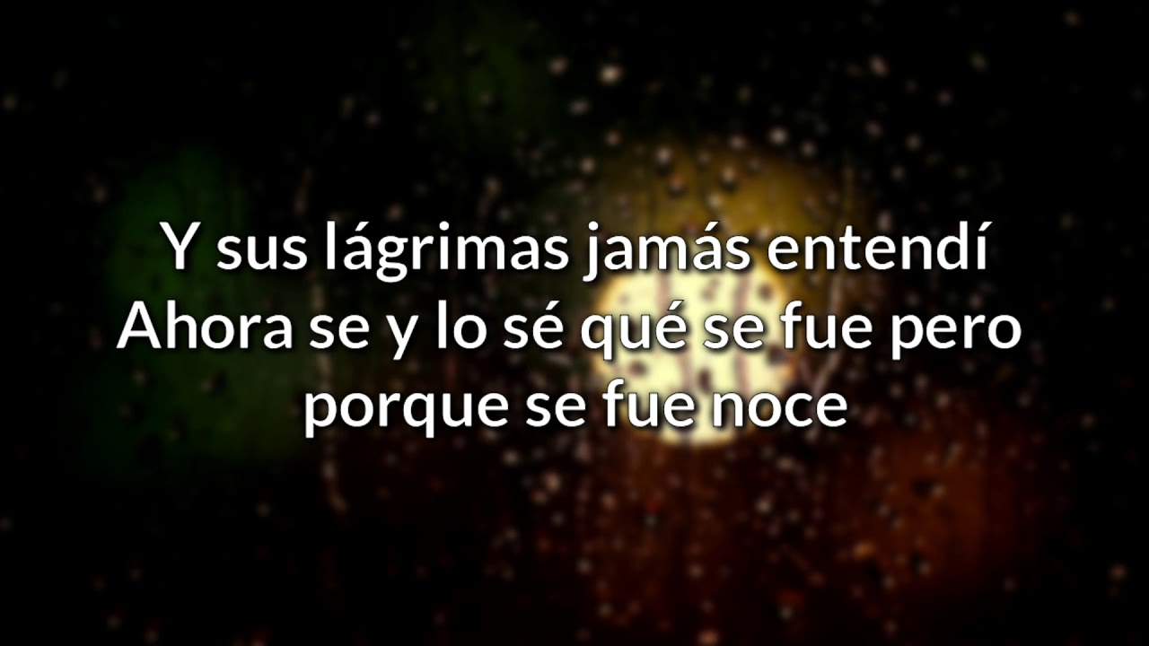 Noche de Lluvia - Landa (Letra) - YouTube