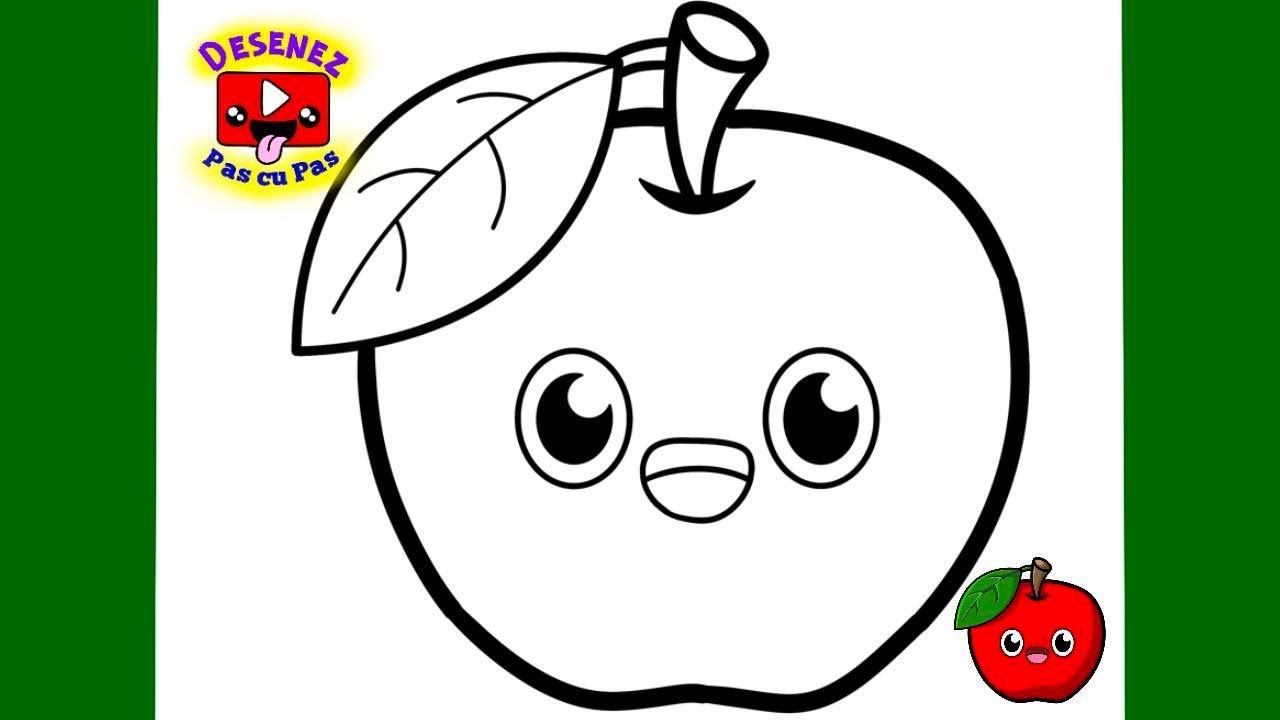 Cum Desenez un MAR Dragut Usor de Desenat Pas cu Pas🍎HOWTO DRAW KAWAII ...