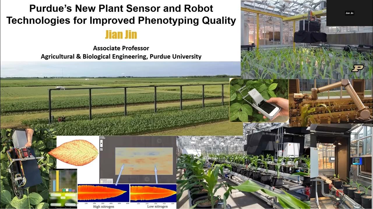 Prof. Jian Jin(ABE): Purdue’s New Plant Sensor & Robot Technologies for Improved Phenotyping ...