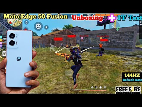 Moto Edge 50 Fusion Unboxing With Free Fire Test || edge 50 fusion FF ...
