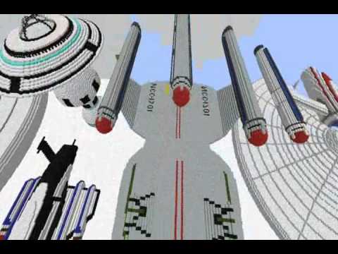 minecraft star trek fleet 24 ships sneak peak - YouTube