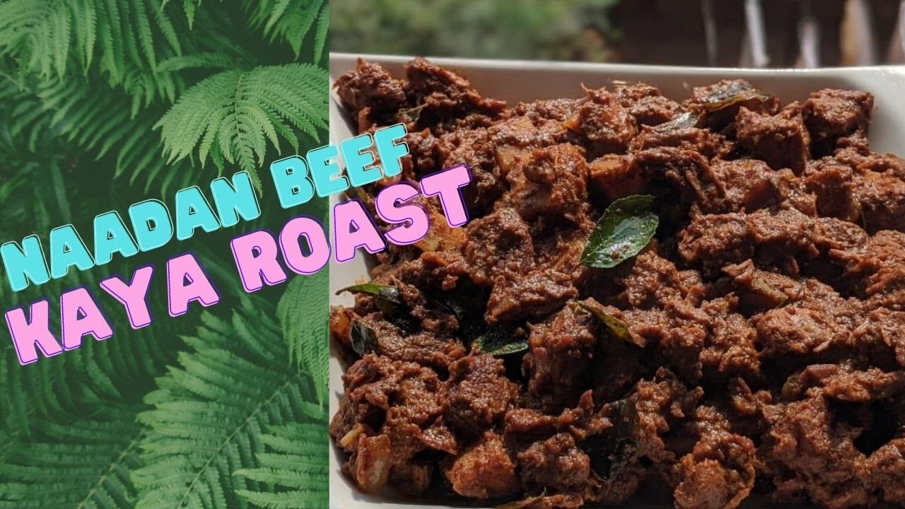 NAADAN BEEF KAYA ROAST||Kerala Beef Roast||നാടൻ ബീഫ് കായ റോസ്റ്റ്||MANN ...